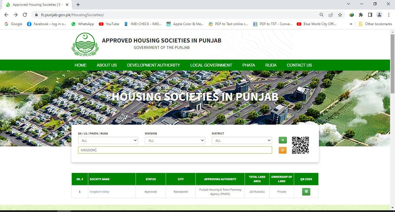 KINGDOM VALLEY ISLAMABAD – Van Mark